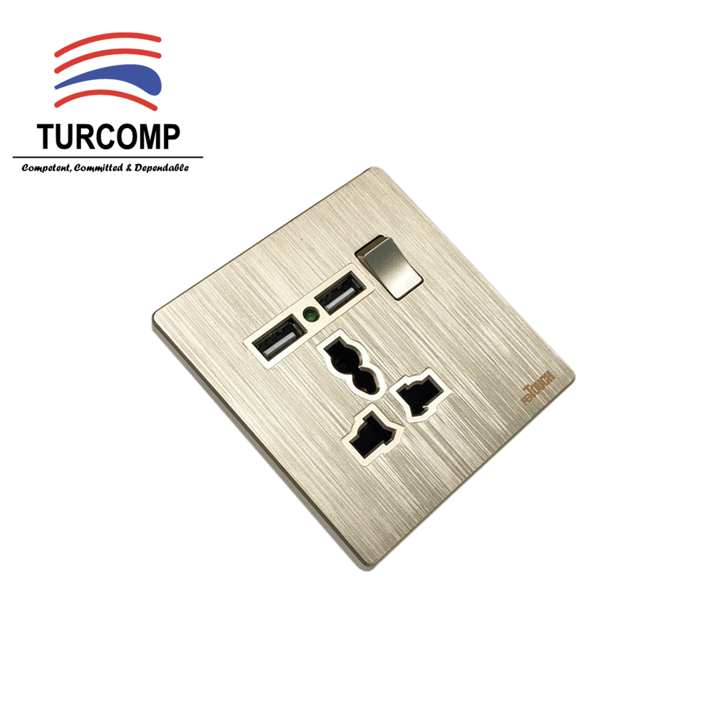 reTouch Ultra Rimless Multi Socket 13A C/W Double USB Outlet – Turcomp ...